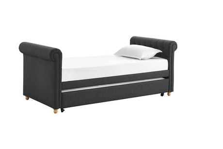 Click here for Dorel Sophia Upholstered Daybed And Trundle Gray T... prices