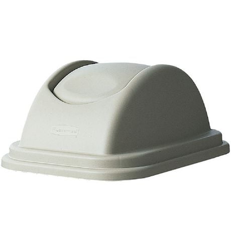 Click here for Rubbermaid Beige Dome Lid Waste Basket Container B... prices