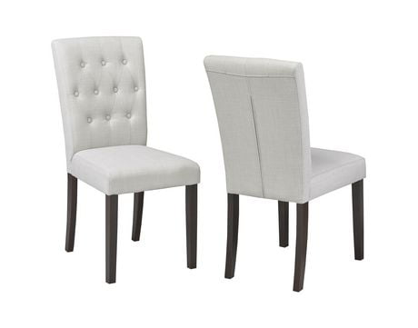 Click here for Brassex Inc Tufted Side Chair  Set Of 2  Beige Bei... prices