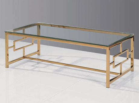 Click here for K-Living Kween Coffee Table With Clear Glass Top &... prices