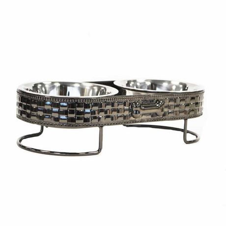 Click here for Barkley & Evans Stern Laser Cut Double Pet Feeder... prices