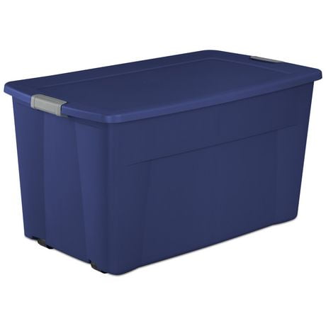 Click here for Sterilite 170 L Latch Tote Box- Blue Blue prices