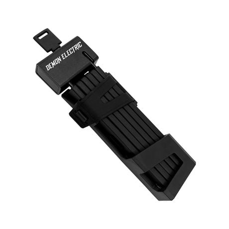 Demon Electric Bike Lock, Foldable 38" E-Bike Lock, Anti-Theft High ...