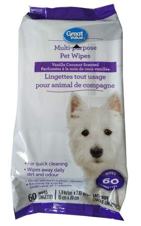 Click here for Great Value Multi-Purpose Pet Wipes prices