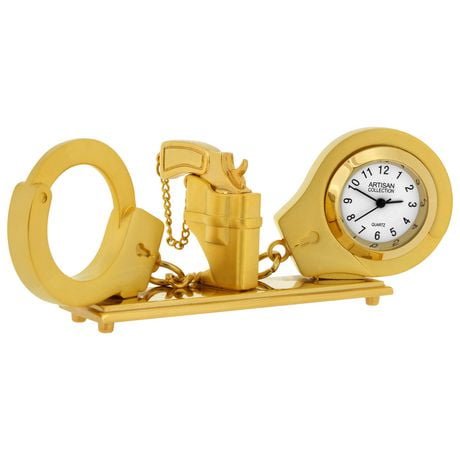Handcuffs Collectible Desktop Mini Clock (C1406G) | Walmart Canada