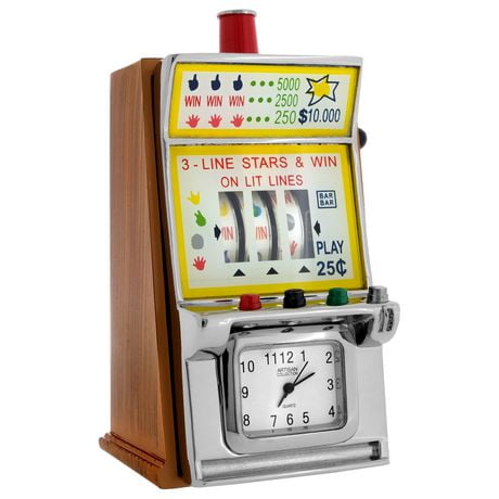 Slot Machine Collectible Desktop Mini Clock (C1947M) | Walmart Canada