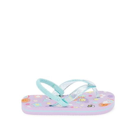 George Toddler Girls' Doodle Flip Flops - Walmart.ca