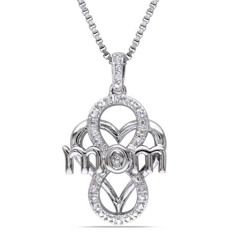 Click here for Miabella Diamond-Accent Sterling Silver Infinity H... prices