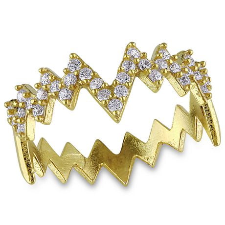 Click here for Miabella 1/3 Carat T. G.W Cubic Zirconia Knuckle R... prices