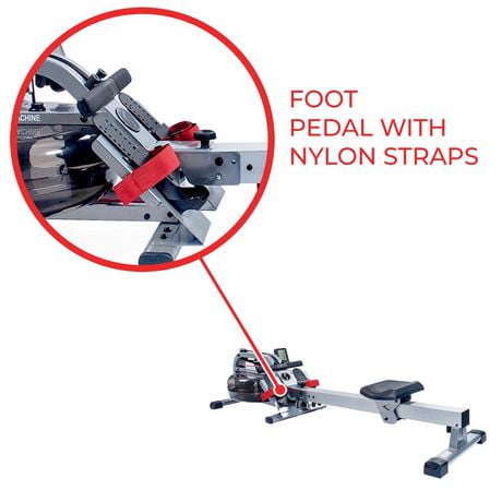 Sunny Health & Fitness Water Rowing Machine Rower w/LCD Monitor - SF ...