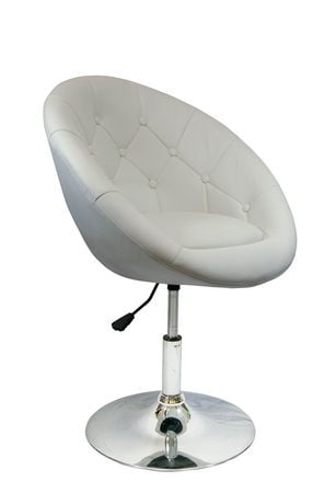 Click here for Nicer Furniture Rounded Leisure Bar Stool In White... prices
