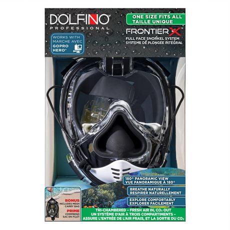 Frontier X Adult Full Face Swim Mask, Medium /Large - Black | Walmart ...