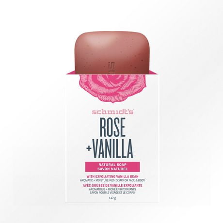 Click here for Schmidts Rose & Vanilla Natural Bar Soap prices