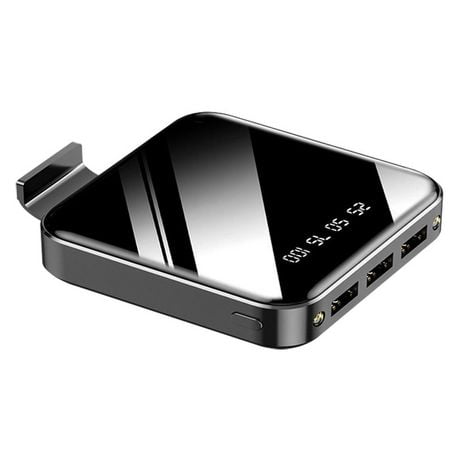 CJ Tech 10,000-mAh Power Bank With Phone Stand - Black | Walmart Canada