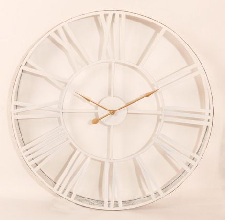 Click here for Homeaccent Designer Metal Clock 20 White & Gold 20... prices