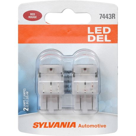Click here for Sylvania 7443R Syl Led Red Mini Bulb  Pack Of 2 Re... prices
