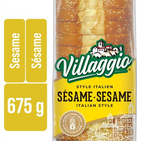Villaggio® Sesame Italian Style White Thick Sliced Bread, 675 g ...