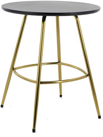 Click here for K-Living L-Living Elton Round Table In Black With... prices