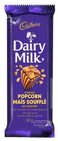 CADBURY DAIRY MILK - Caramel Popcorn, Caramel Popcorn 90G - Walmart.ca