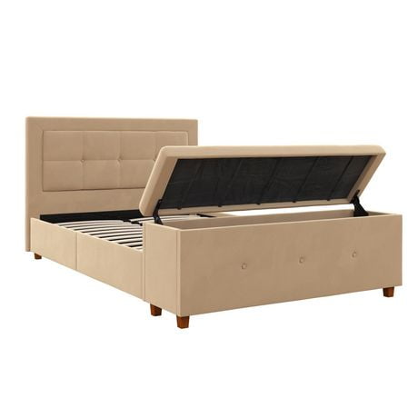 Click here for Dorel Dhp Drew Upholstered Bed With Storage Chest... prices