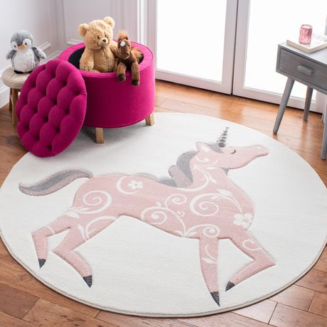 Click here for Safavieh Carousel Kids Dalach Unicorn Area Rug Ivo... prices