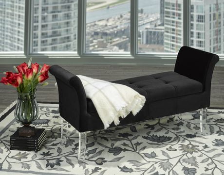Click here for Brassex Inc Triumph Storage Bench With Acrylic Leg... prices