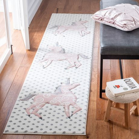 Click here for Safavieh Carousel Kids Dalach Unicorn Area Rug Ivo... prices