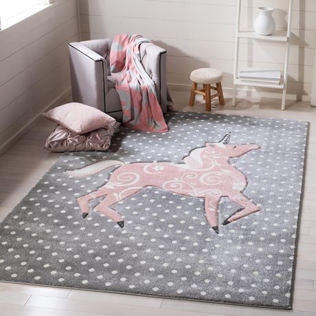 Click here for Safavieh Carousel Kids Dalach Unicorn Area Rug Gre... prices