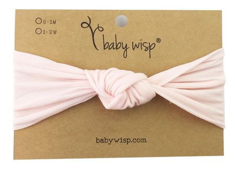 Click here for Baby Wisp - Headband - Nylon Turban Knot - Pale Pi... prices
