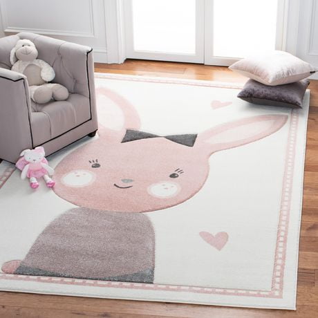 Click here for Safavieh Carousel Kids Clark Shy Bunny Area Rug Iv... prices