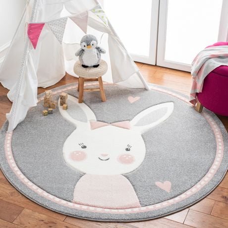 Click here for Safavieh Carousel Kids Clark Shy Bunny Area Rug Gr... prices