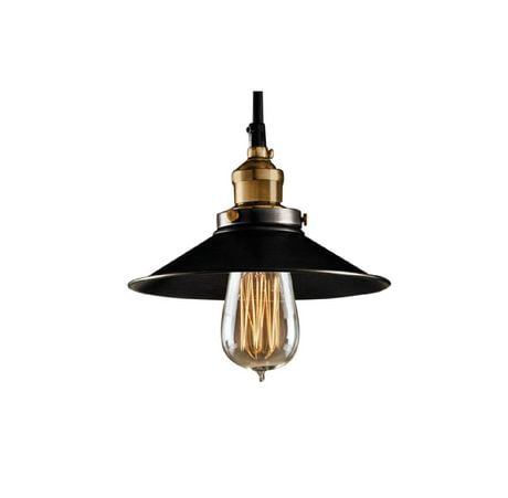 Click here for Heavenly Collection 1 Light Pendant In Black & Bra... prices