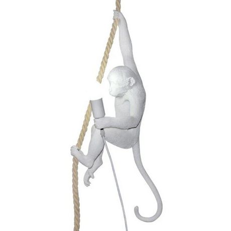 Click here for Heavenly Collection Monkey Hanging Lamp White # prices