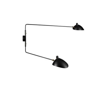Click here for Heavenly Collection Black Wall Lamp (2 Lights) Bla... prices