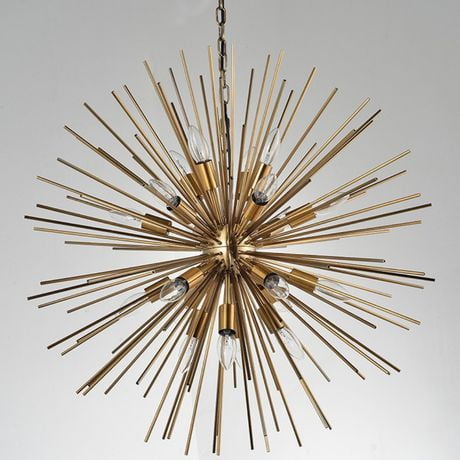 Click here for Heavenly Collection Brass Sputnik Pendant 20.5D Br... prices