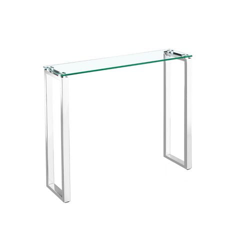Click here for Heavenly Collection Medium Silver Console Table Si... prices