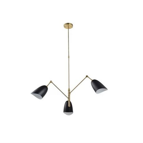Click here for Heavenly Collection Gold & Black Pendant With 3 Li... prices