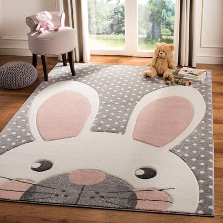 Click here for Safavieh Carousel Kids Laidley Happy Bunny Area Ru... prices