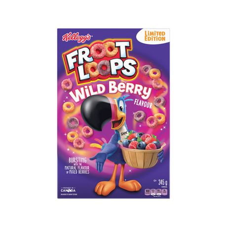 Froot Loops Wild Berry Flavour Cereal, 345g | Walmart Canada