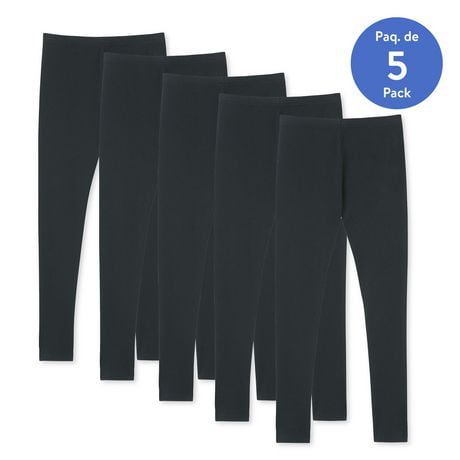 Click here for George Girls Jersey Legging 5-Pack Black S prices