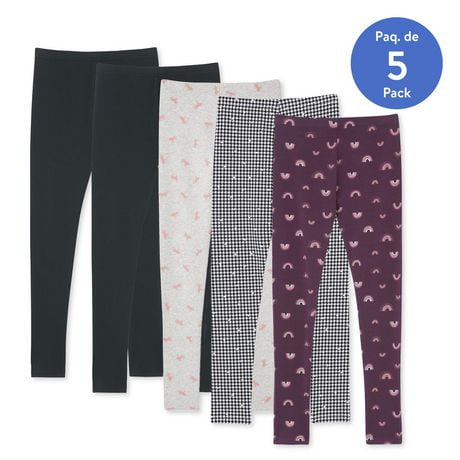 Click here for George Girls Jersey Legging 5-Pack Purple Xl prices