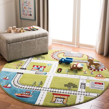 Click here for Safavieh Carousel Kids Devan Train Track Area Rug... prices