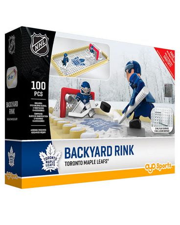 OYO Sportstoys Backyard Rink Toronto Maple Leafs Building Block Set ...