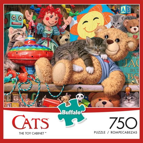 Buffalo Games - Cats Series - The Toy Cabinet - 750 Piece Jigsaw Puzzle ...
