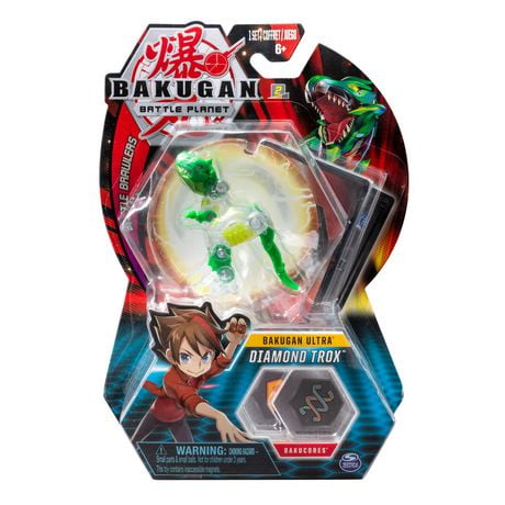 Bakugan Ultra, Diamond Trox, 3-inch Tall Collectible Transforming ...
