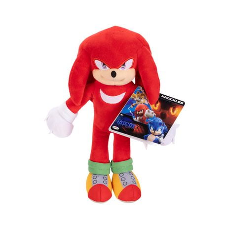Sonic the Hedgehog 3 - 9" Plush - Knuckles - Walmart.ca