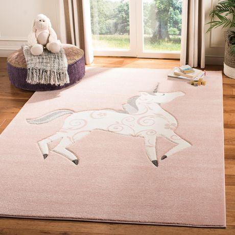 Click here for Safavieh Carousel Kids Dalach Unicorn Area Rug Pin... prices