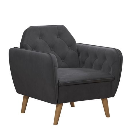 Click here for Dhp Novogratz Tallulah Memory Foam Chair Gray prices
