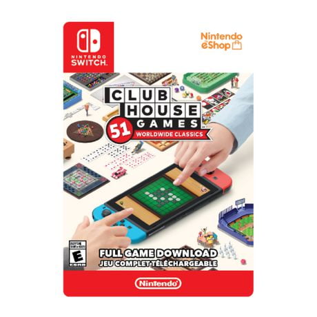 Nintendo Switch Clubhouse Games 51 Classics 49.99 (Digital Code ...