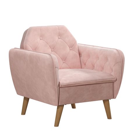 Click here for Dhp Novogratz Tallulah Memory Foam Chair Pink prices